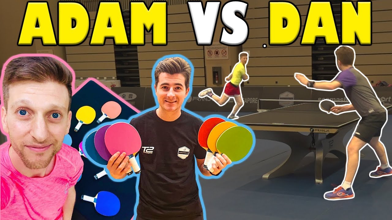 Dan contre Adam Bobrow 2 | Nouveaux caoutchoucs colorés - Ping Pong et ...