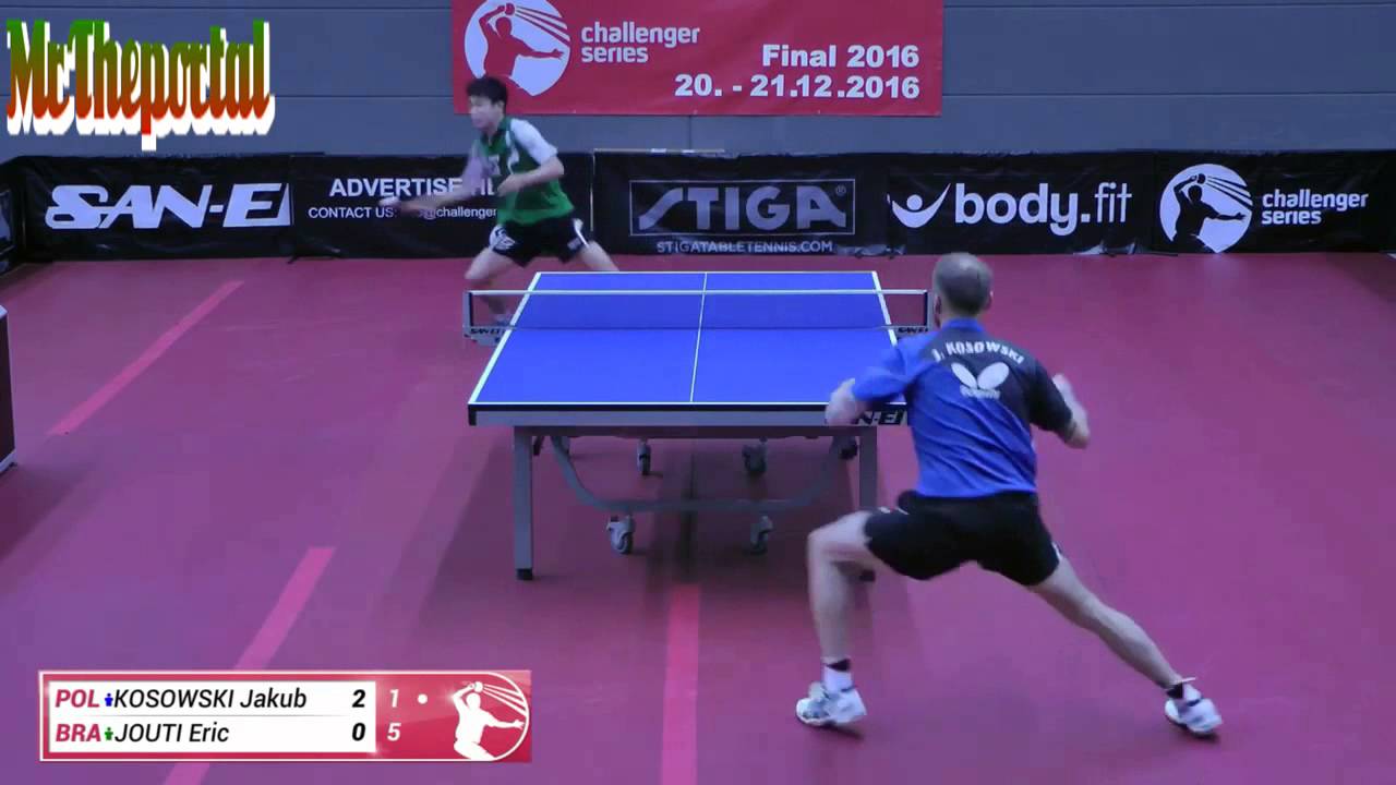 Tennis de table Challenger Series 2016 - Eric Jouti contre Jakub ...